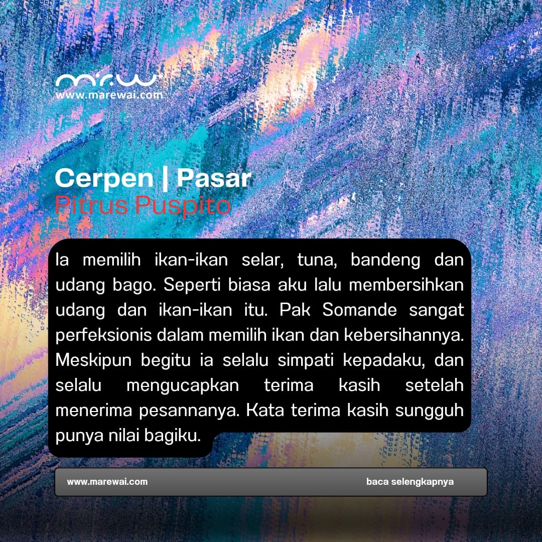 Sastra - Redaksi Marewai